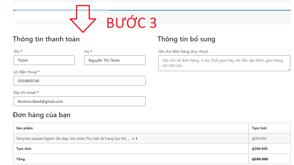 Hướng Dẫn Thanh Toán - Template Shopee/Lazada
