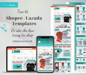 Shopee/Lazada Template ngành Thời trang nam, balo & túi ví nam, giày ...